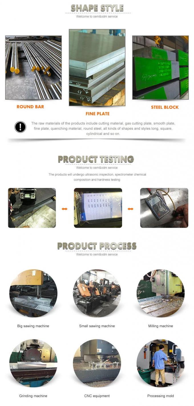 ความแข็ง 32-38HRC 718H เหล็กแผ่นกลมรีดร้อน